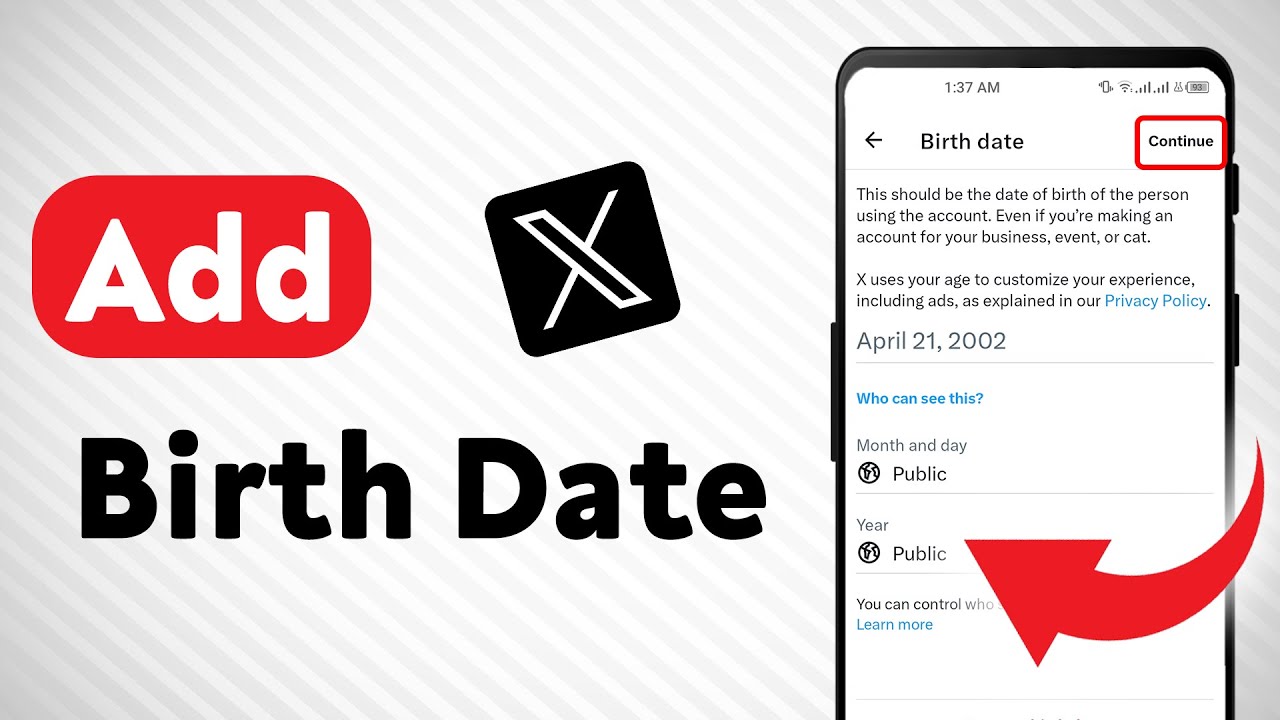 How to Add Birth Date On X (Twitter) (Updated) - YouTube