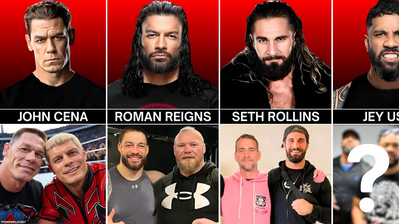 WWE Superstars And Their Real Life Close Friends | wrestlinginc - YouTube