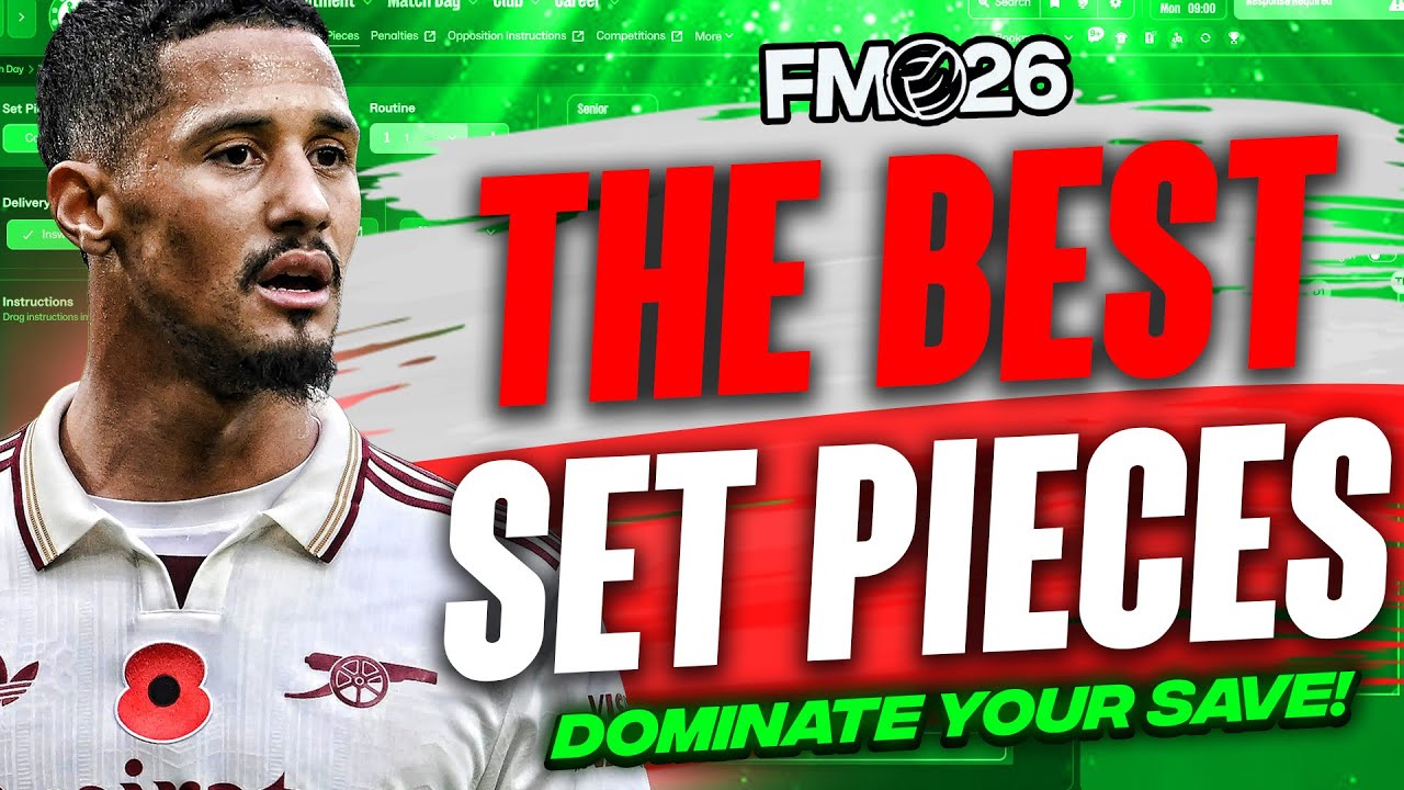 The BEST FM26 Set Piece Routines! | ULTIMATE Football Manager Guide ...