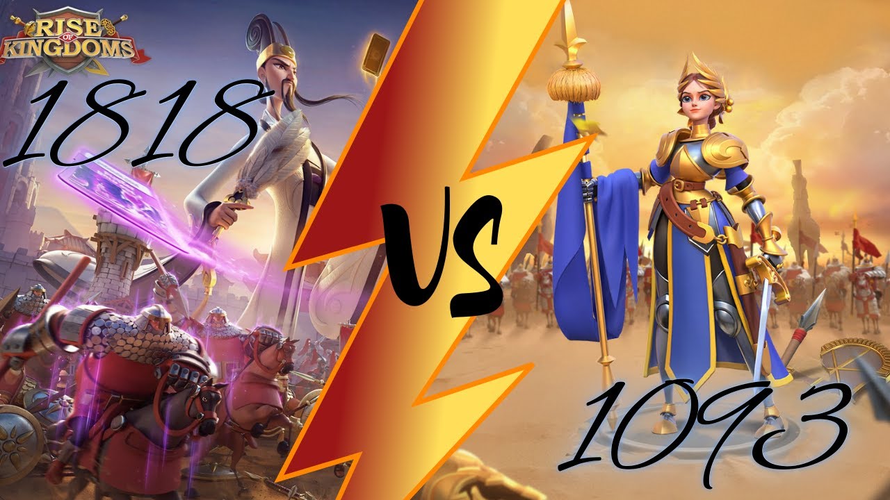 [RoK] Rise of Kingdoms 1818 (POV) & 1365 vs 1093 / Zone 6 #27 # ...
