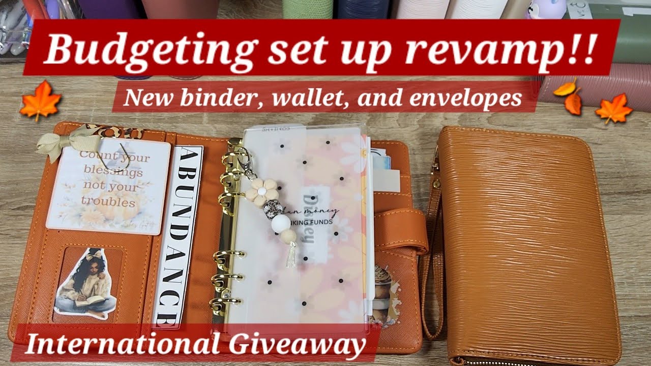 NEW 🍁Fall🍁 Cash Envelope Set-up | I'm OBSESSED 🥹 | Customizing ...