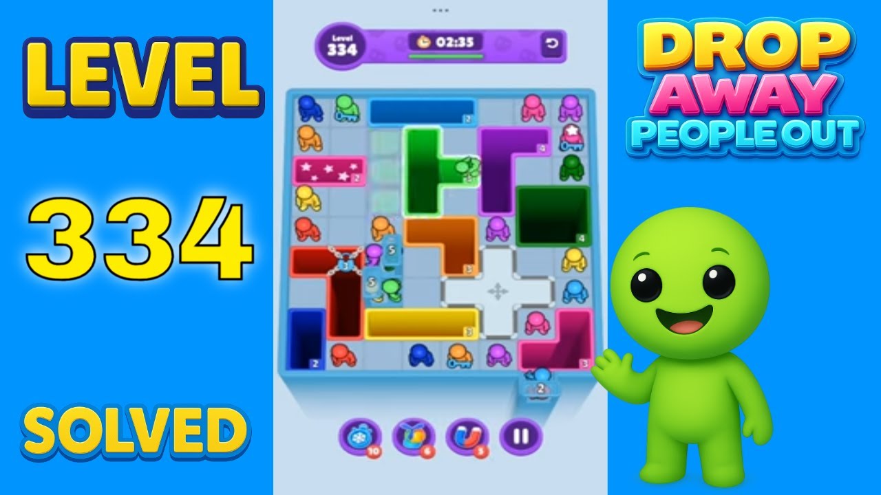 Drop Away Level 334 - WIN FAST - YouTube