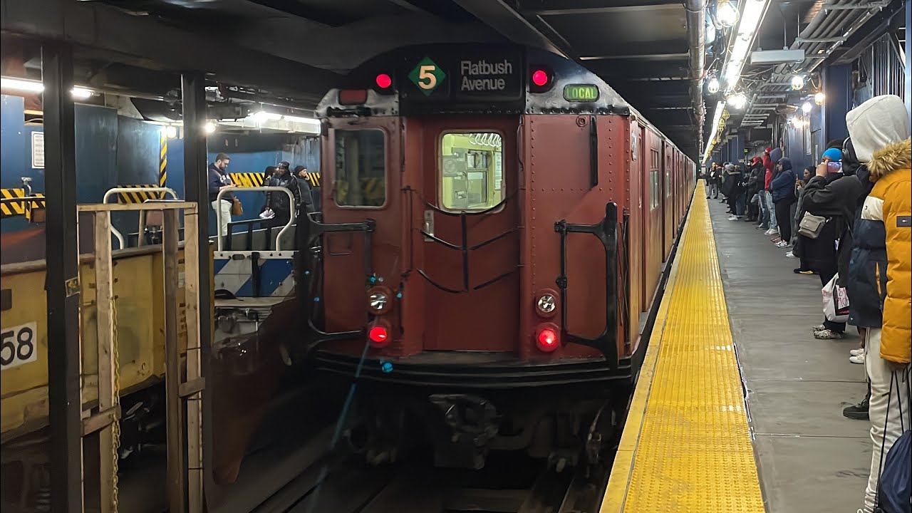 The IRT Train of Many Colors and a Work Train Meet at 149th Street ...