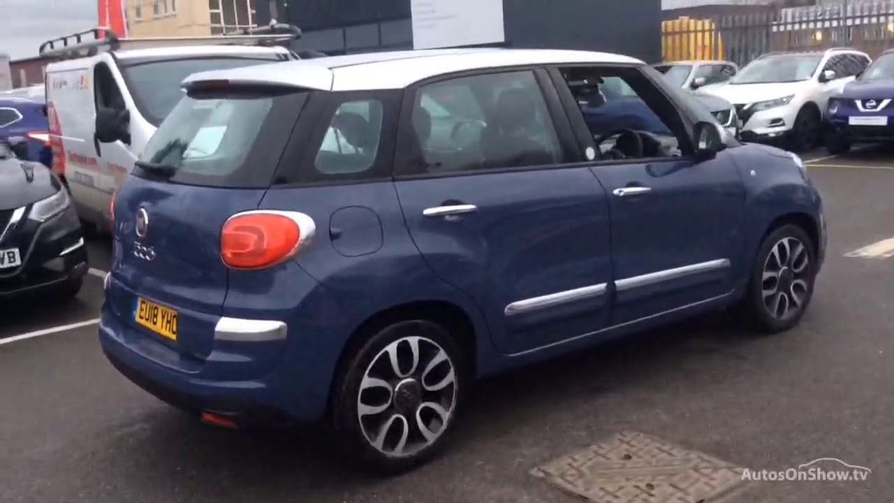 FIAT 500L MIRROR BLUE/GREY 2018 - YouTube
