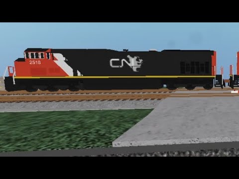 CN Auto rack Train heading to a Auto plant in Michigan - YouTube
