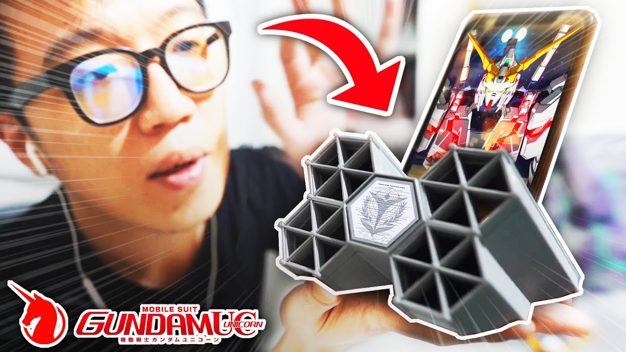 Making a Gundam Unicorn LaPlace's Box iPhone Speaker - YouTube