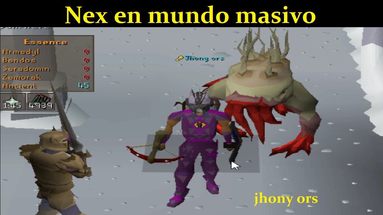 Nex masivo Guia español OSRS - YouTube