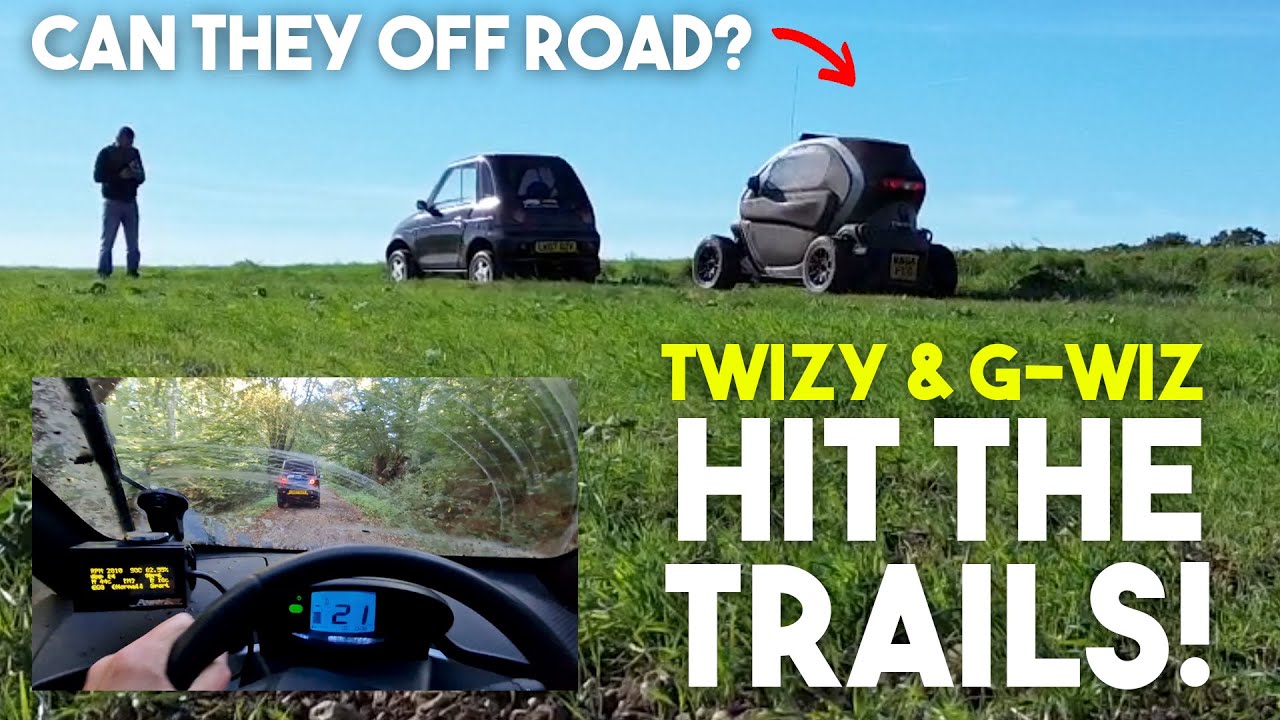 We took the Twizy and G-Wiz on an off road adventure! - YouTube