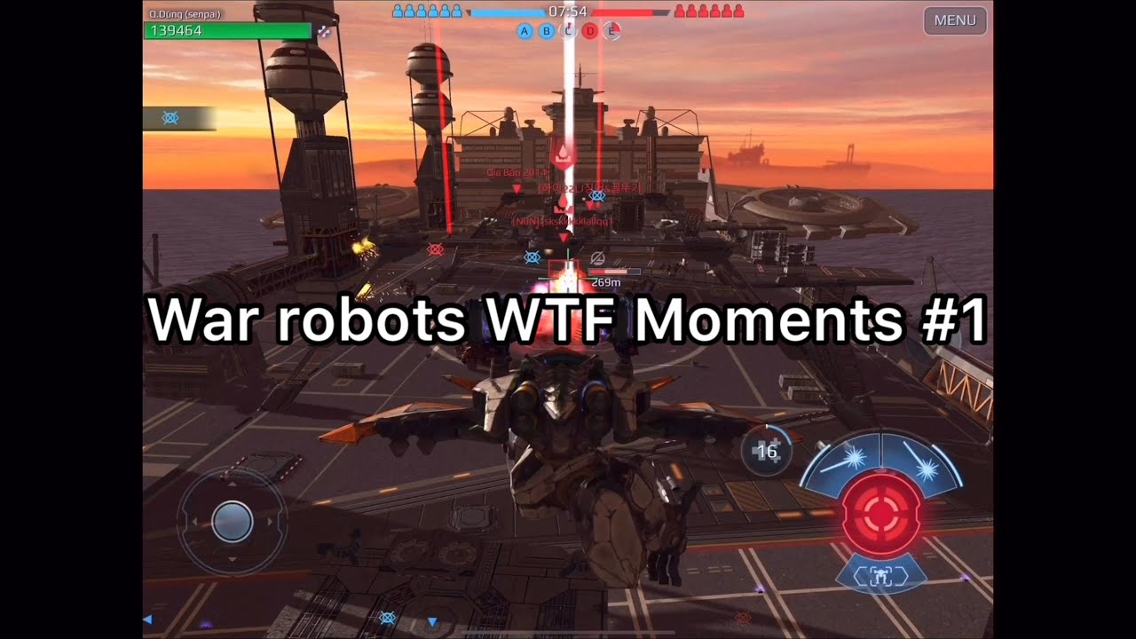 War Robots WTF Funny Moments (VERY FUNNY) - YouTube