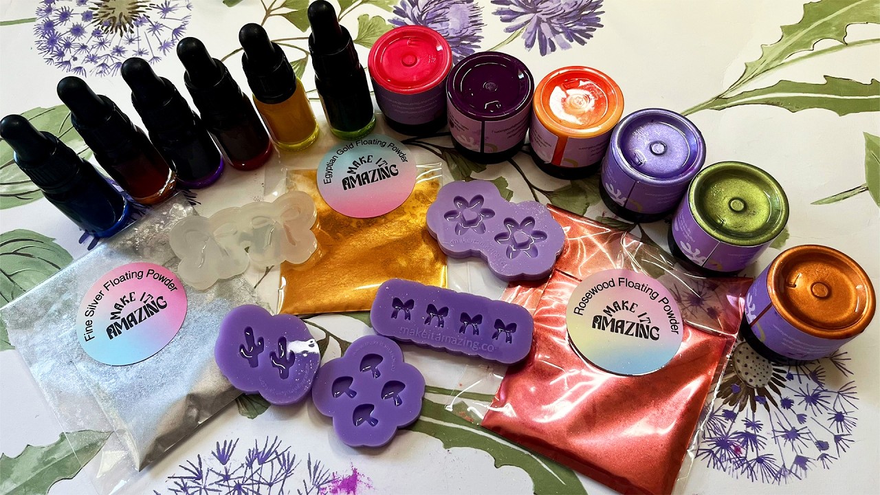 Unboxing Stunning Haul Molds Pigments &Inks From Make It Amazing - YouTube
