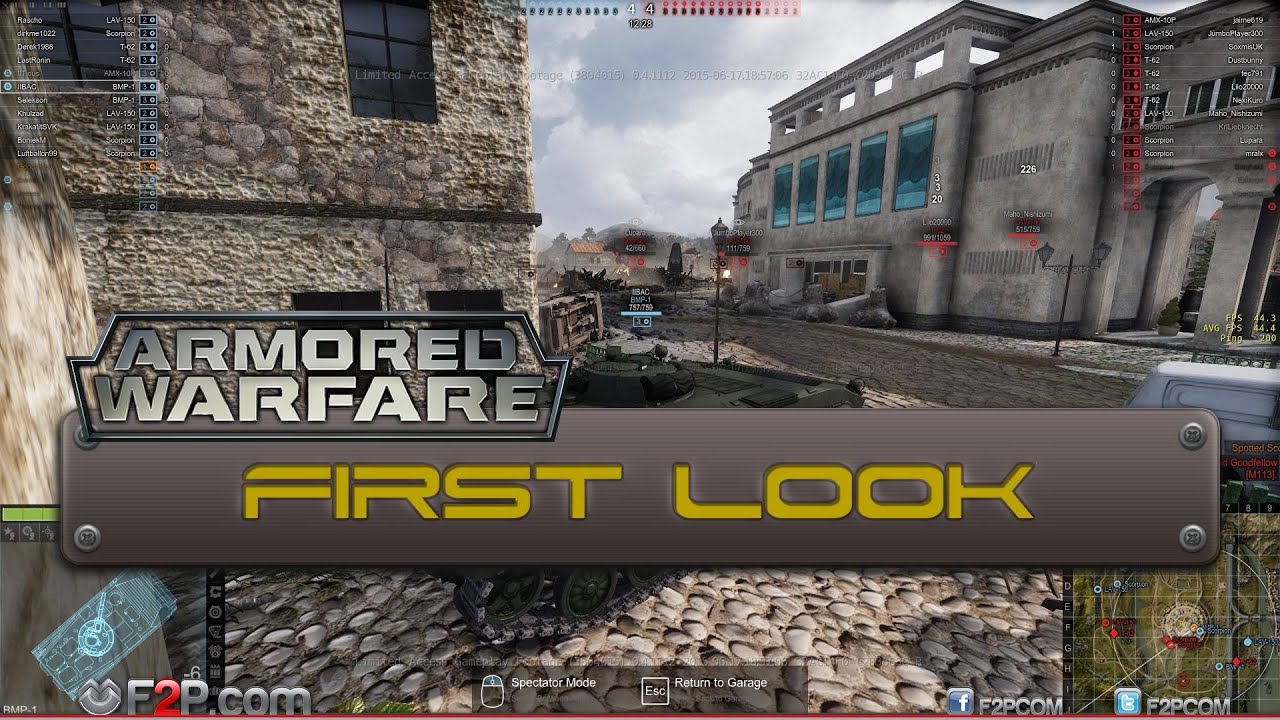 Armored Warfare First Look Gameplay Commentary - Tank MMO - YouTube