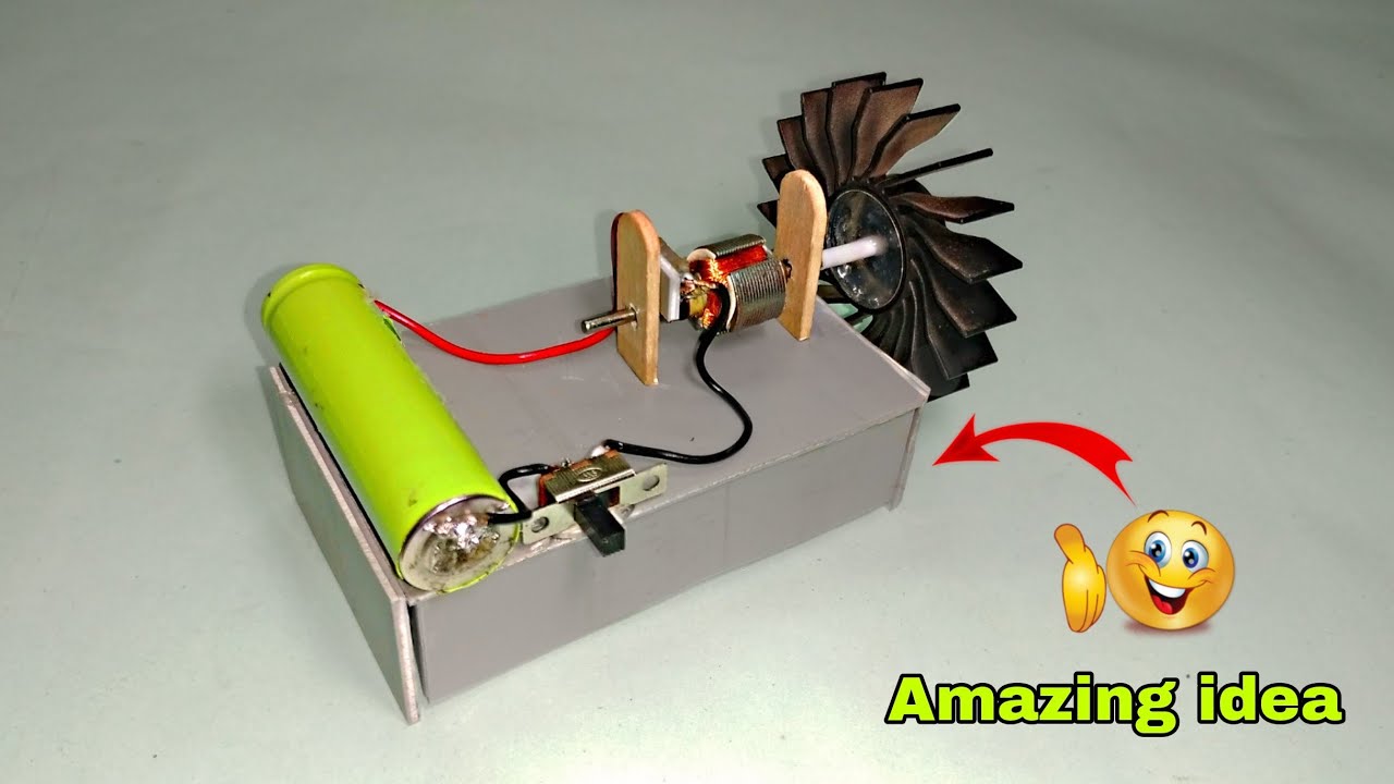 Diy electric project || magnet with DC motor || at home - YouTube