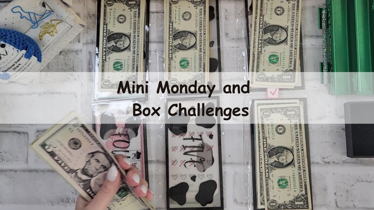 Mini Savings Challenges | Box Challenges #money #cashstuffing - YouTube