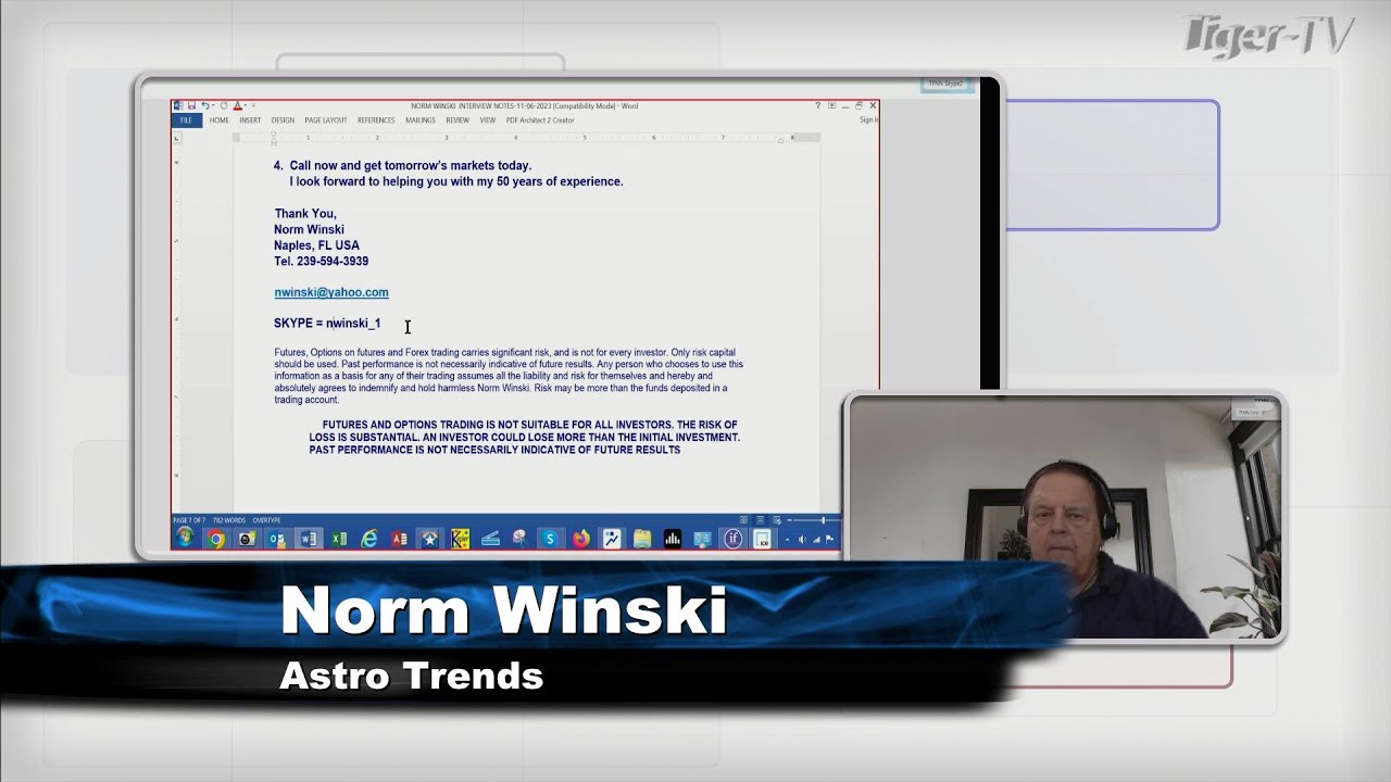 November 6th, Trade What You See with Larry Pesavento on TFNN - 2023 - YouTube