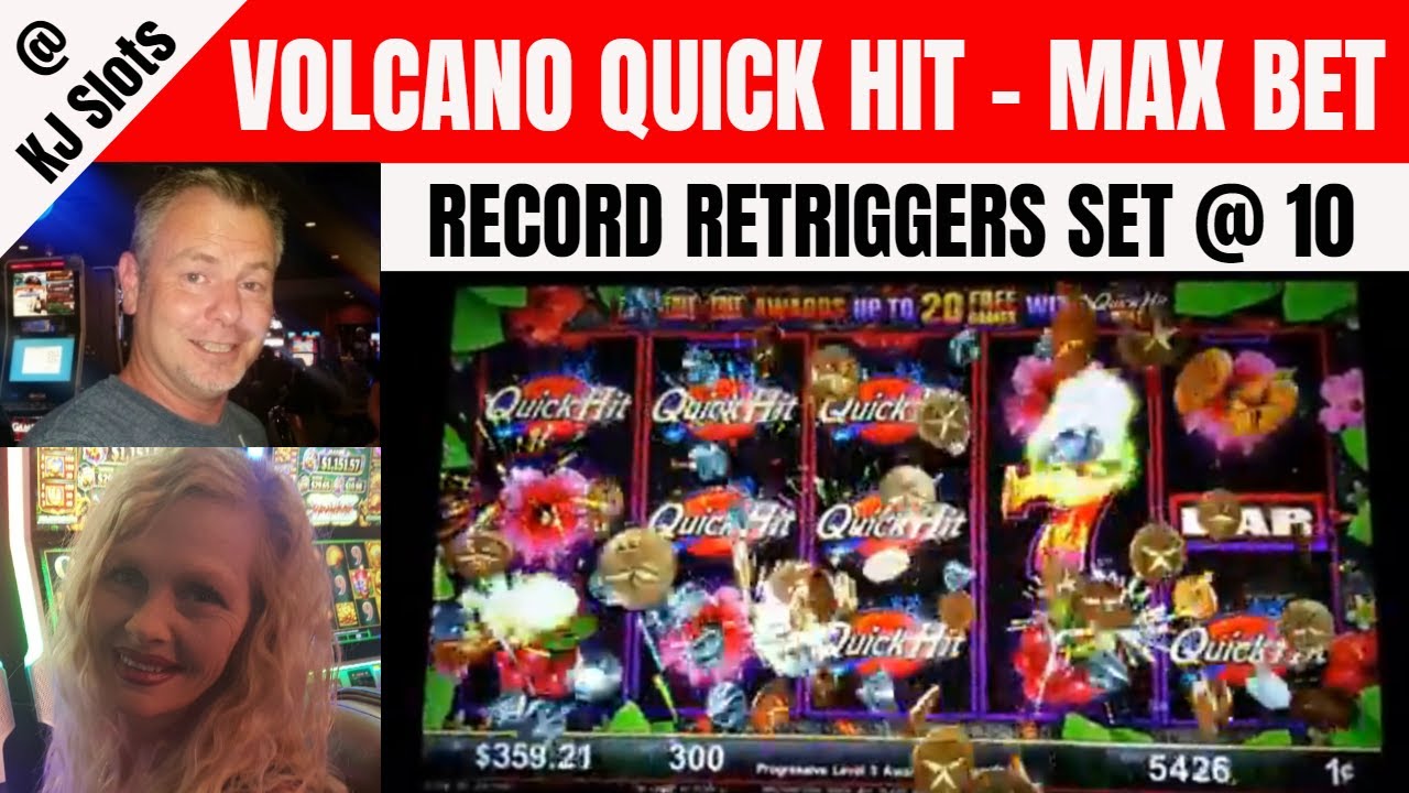 7 QUICK HITS! Never B4 Seen 10 RETRIGGERS - INSANITY - Volcano Quick ...