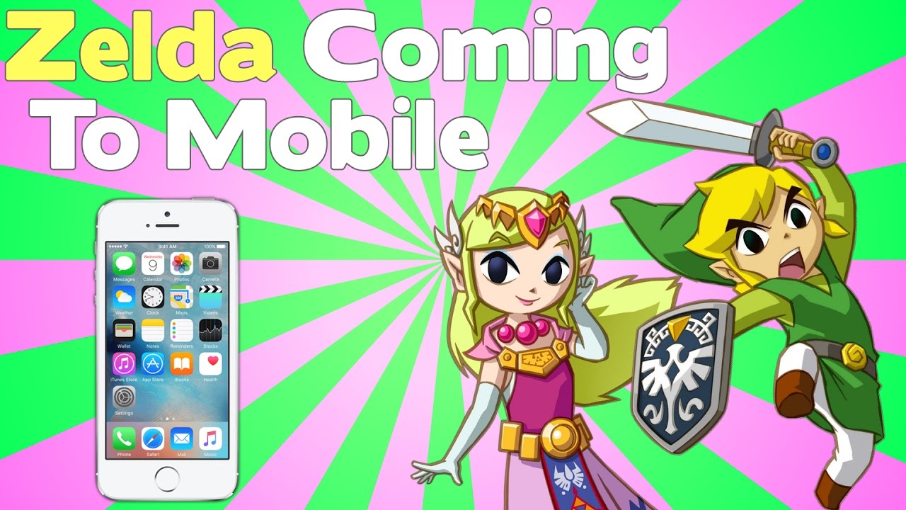 The Legend Of Zelda Coming To Mobile!!! Nintendo Developing Now - YouTube