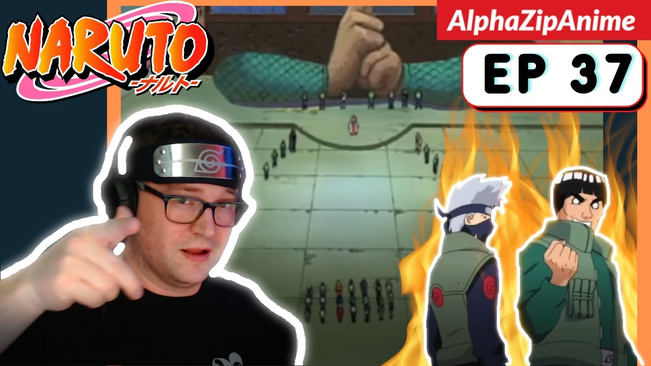 Preliminary Rounds BEGIN!! Naruto Episode 37 REACTION - YouTube