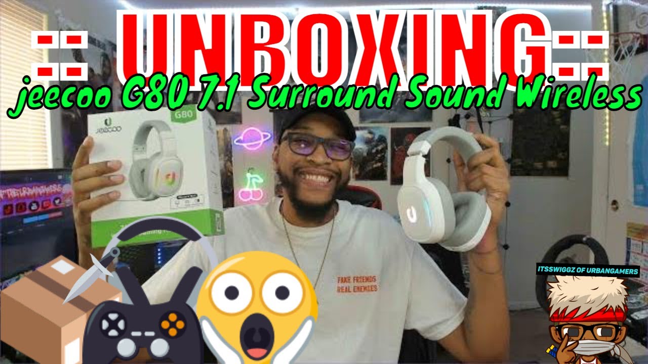 :UNXBOXING:: Review: JEECOO G80 7.1 Surround Sound Wireless Gaming RGB ...
