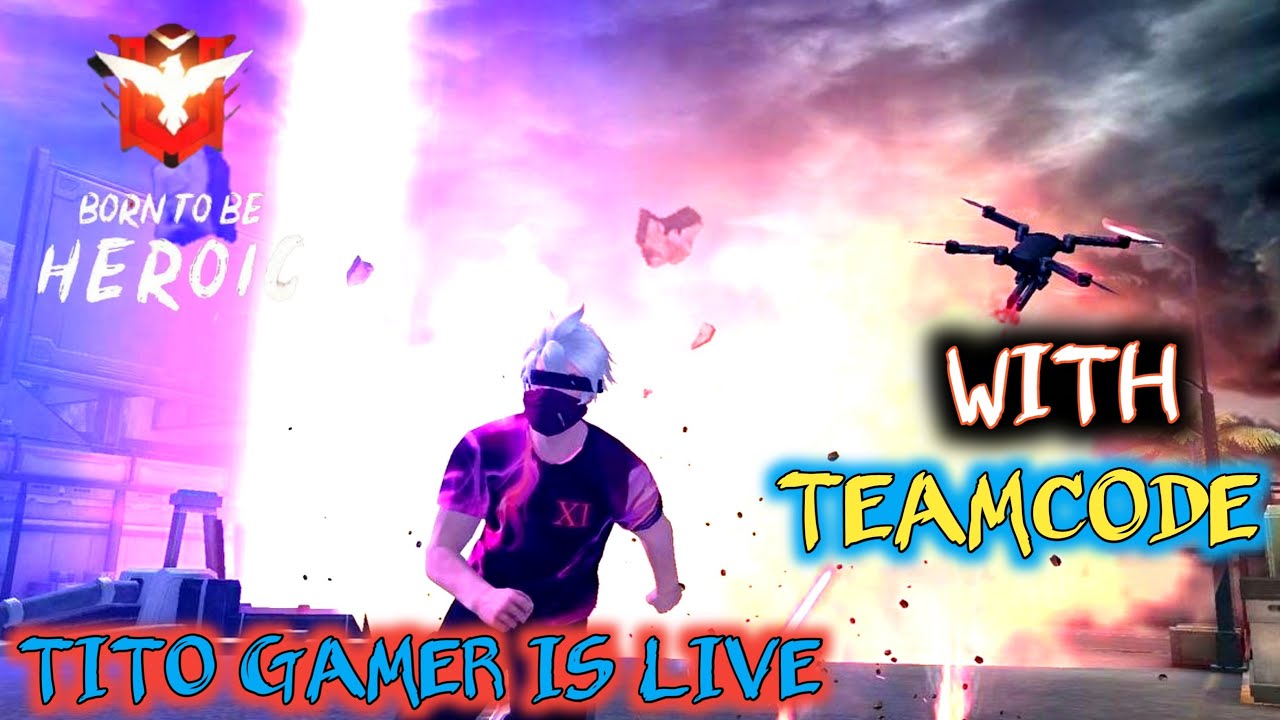 Free Fire Live With Tito Gamer |Push To Heroic|In Mobile - YouTube