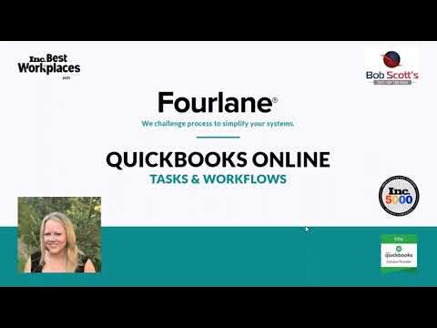 QuickBooks Online Training - Tasks and Workflows - QBO Advanced - YouTube