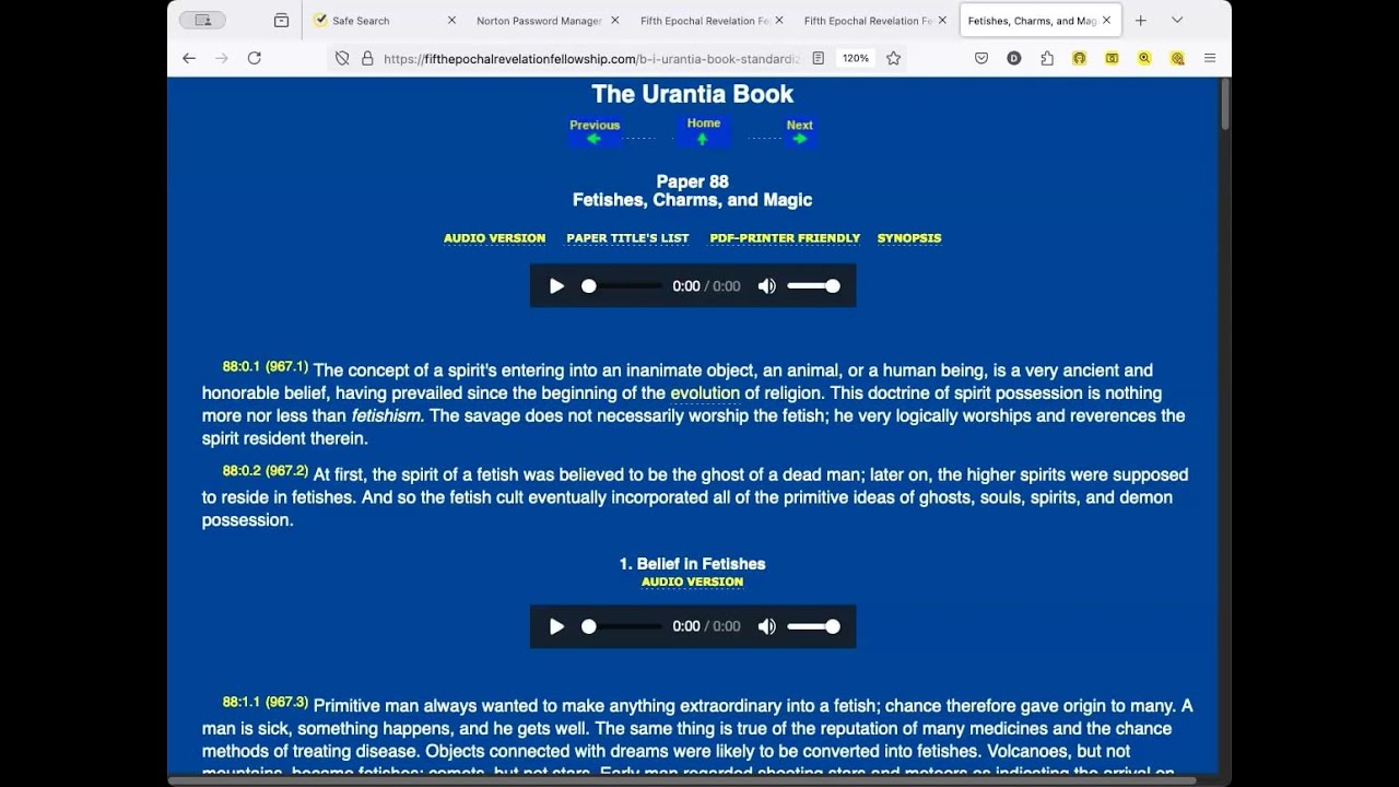 Reading Paper 88 - Fetishes Charms and Magic - YouTube