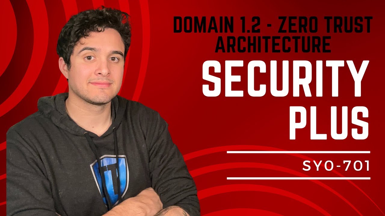SECURITY PLUS COURSE 2024: Learn IT! 💻 Domain 1.2 Zero Trust ...