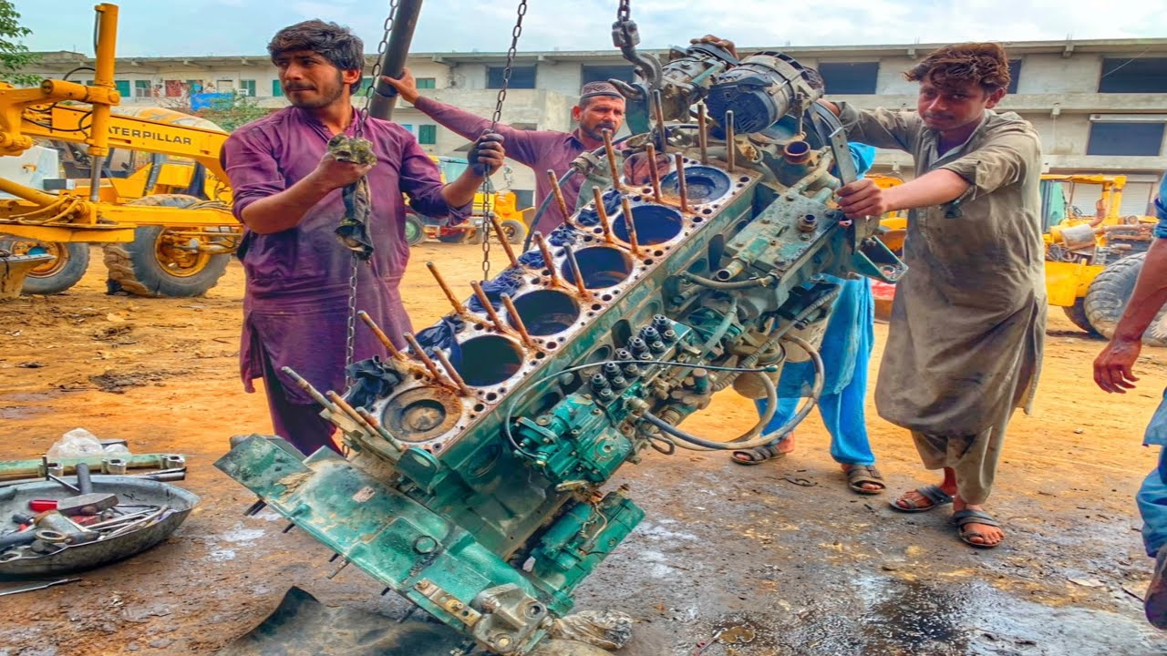 Complete Engine Repairing and Restoration || How to diesel engine ...