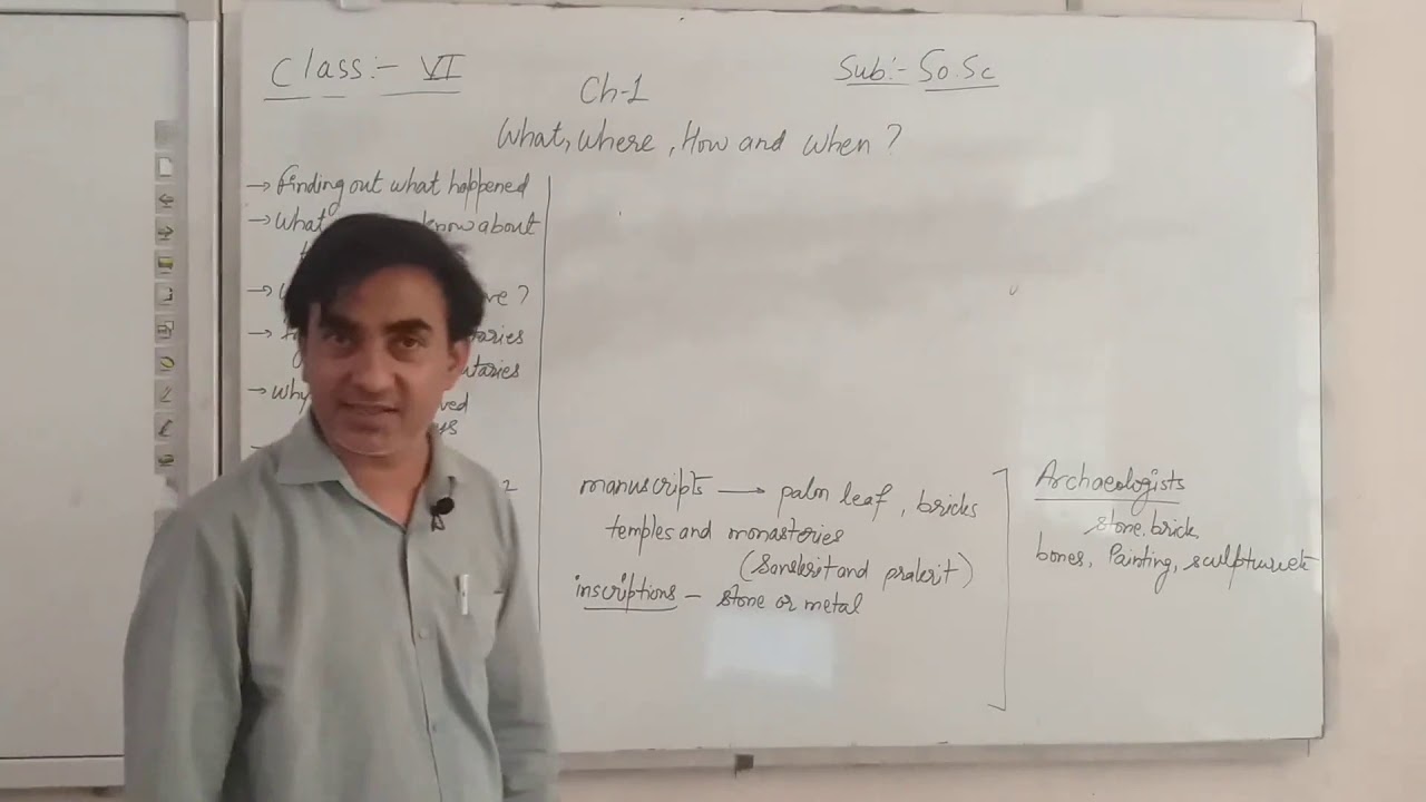 Class VI SSt Chapter 1 - YouTube
