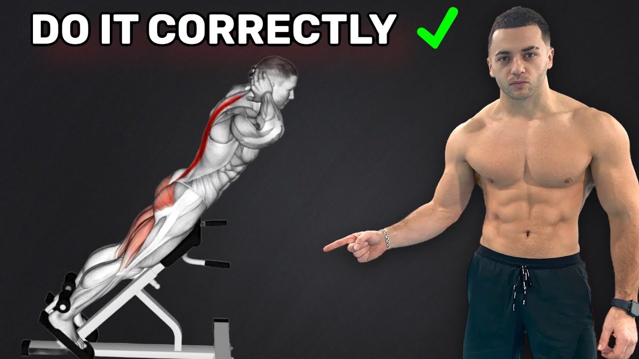 45 Degree Hyperextension ( Perfect Form !) - YouTube