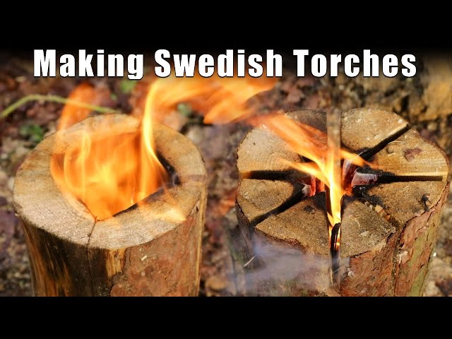 Log Torch Fire