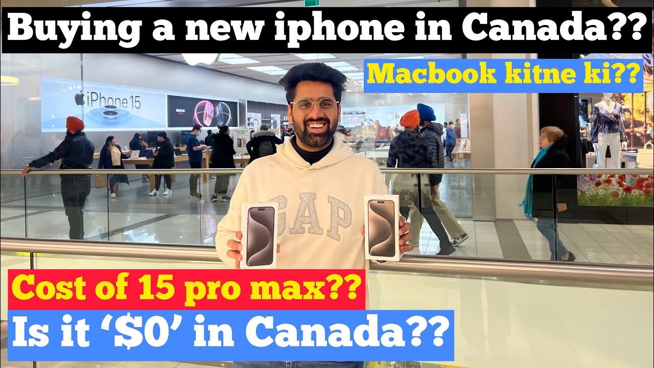Bought an IPhone 15 pro max I How to get Iphone for $0 in Canada ...
