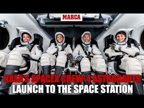 NASA's SpaceX Crew-4 Astronauts Launch to the International Space Station I MARCA