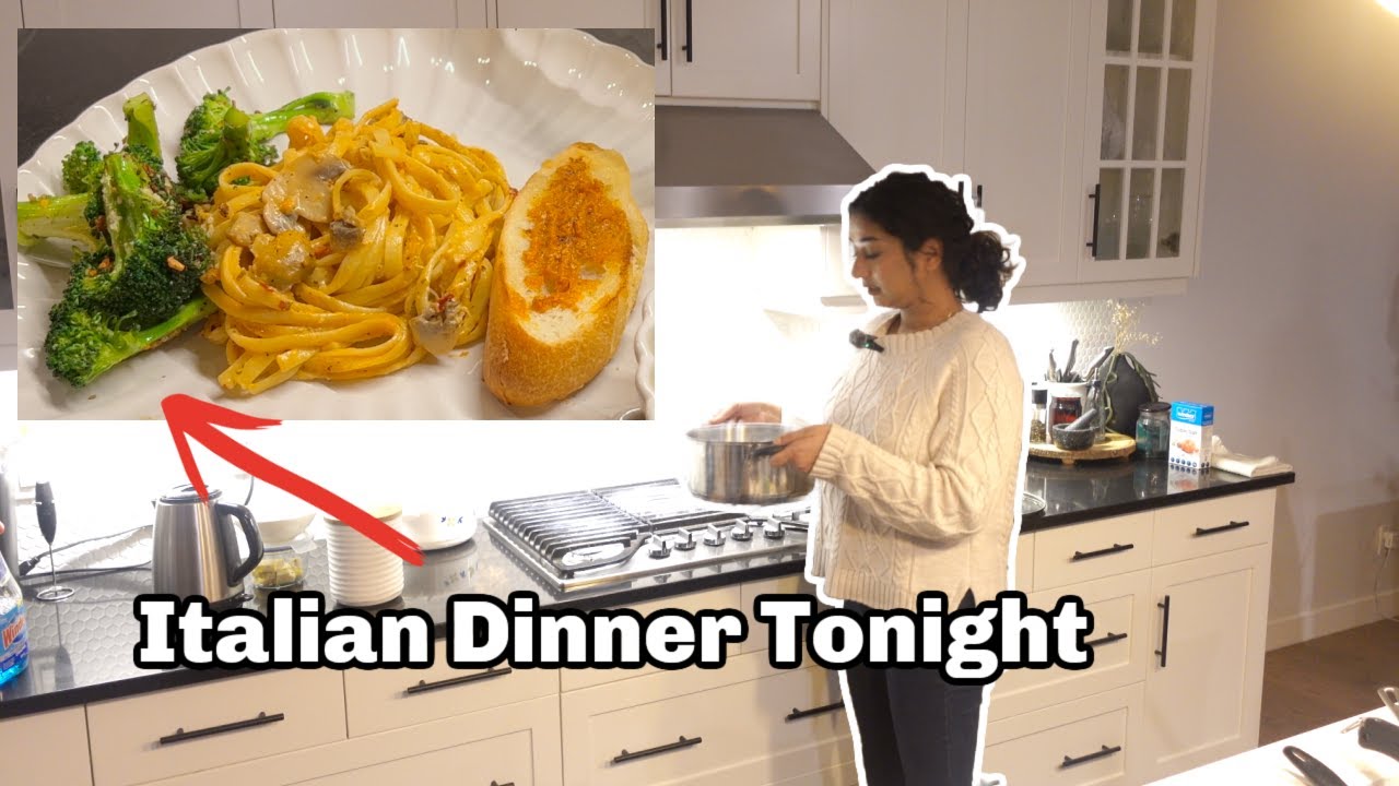 COOK WITH ME OUR DINNER ITALIAN NIGHT | QUICK DINNER | SIMORVLOG - YouTube