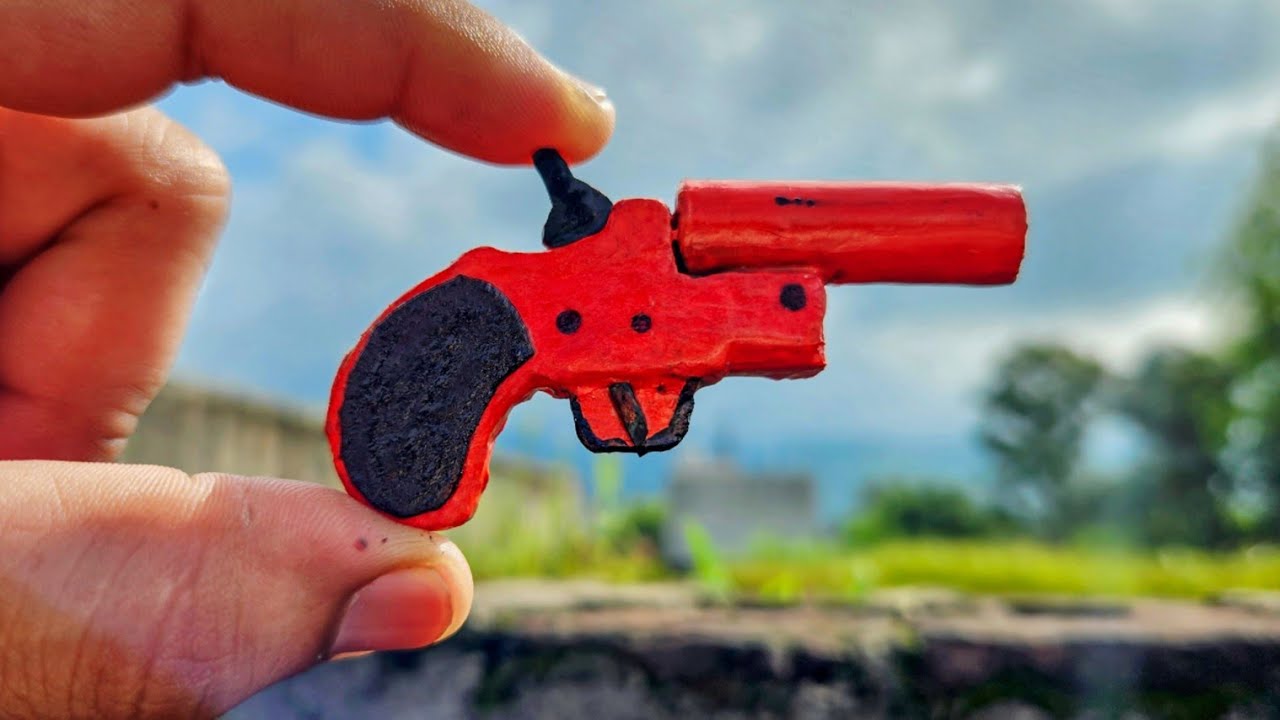 Make real Mini Flare Gun | How to Make Flare Gun from PUBG. - YouTube