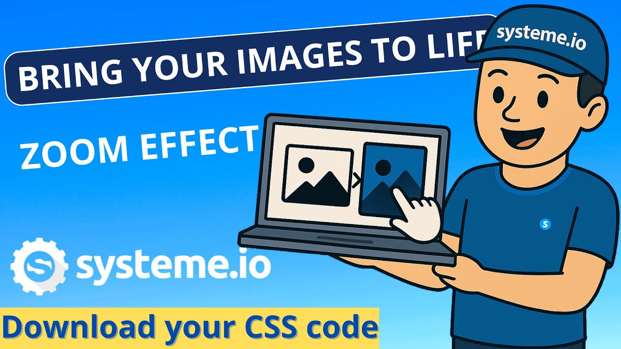 Image Zoom on Hover Effects using HTML & CSS Only On Systeme.io (copy & paste the code) - YouTube