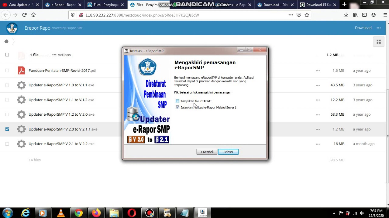 CARA INSTAL E RAPORT SMP V 2 0 TO V 2 1 - YouTube