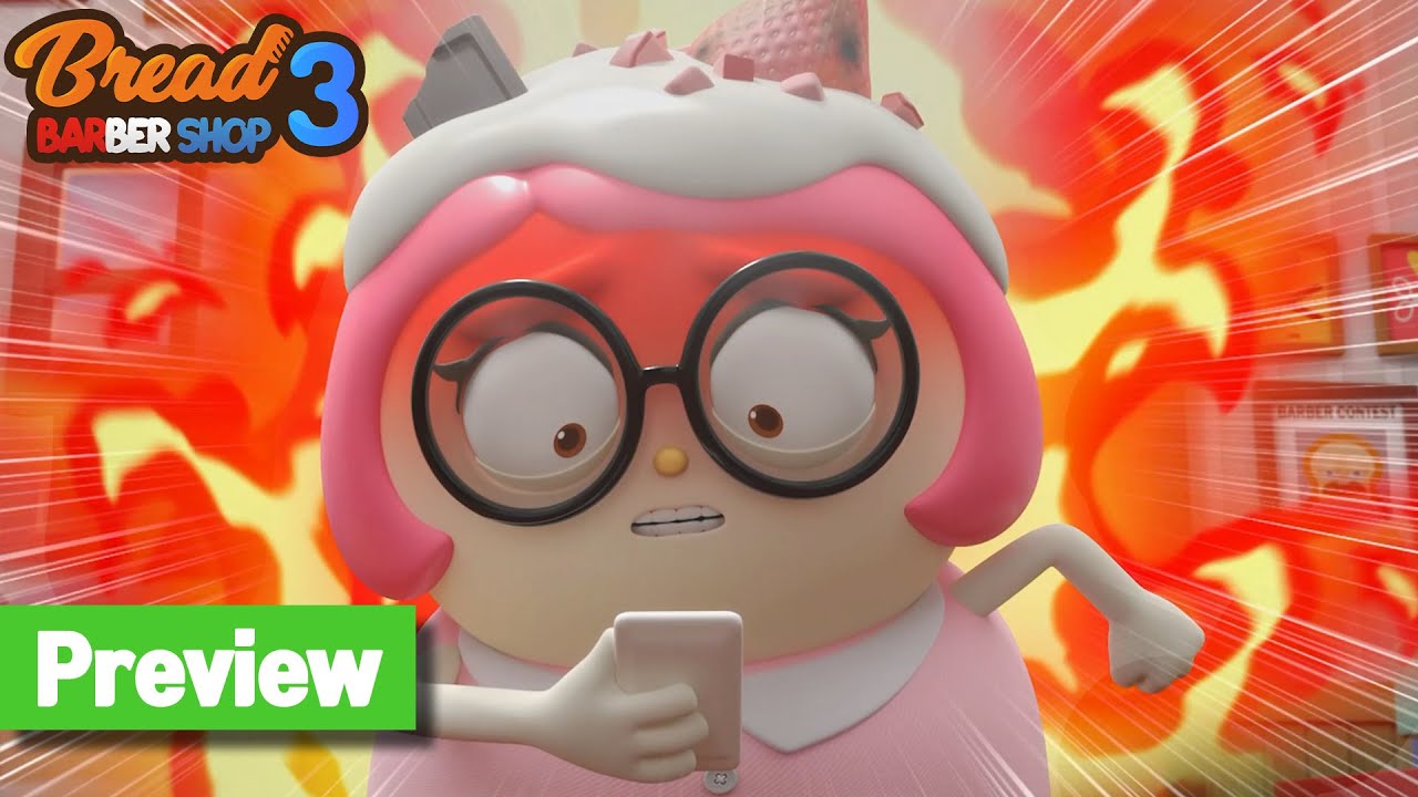 BreadBarbershop3 | ep17 | Mommy Cake's Makeover | english/animation ...