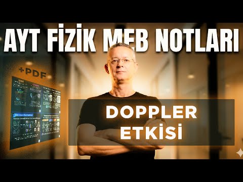 AYT FİZİK FULLETEN MEB NOTLARI| DOPPLER ETKİSİ AYT FİZİK