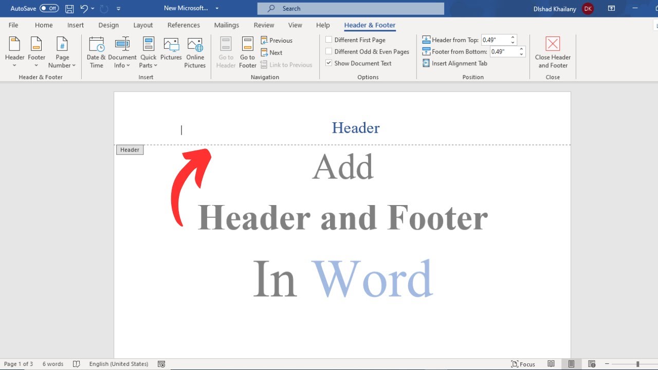 How To Add Header And Footer In Word Header And Footer To All Pages How To Add Header And Footer In Word Header And Footer To All Pages