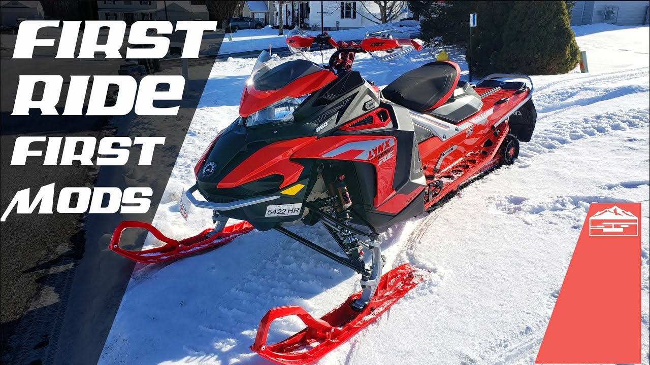 Lynx Rave First Ride | CFR riser and Tricked Toys Brake lever install ...