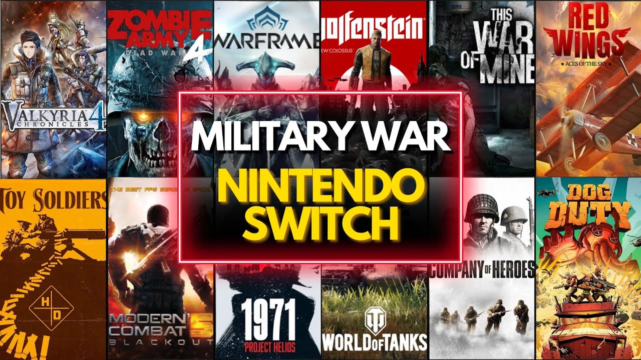 TOP 20 Best Military War Games on Nintendo Switch (2024) - YouTube
