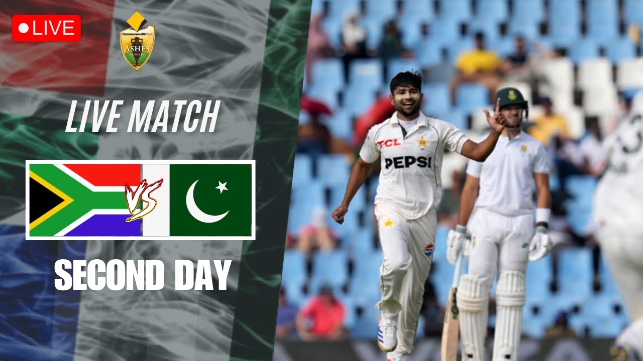 "PAK vs SA Test Match Live | Pakistan vs South Africa 2024 | Day-by-Day ...