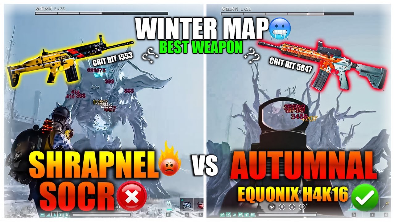 ONCE HUMAN WINTER WAY WHICH WEAPON BEST SHRAPNEL- SOCR & H4K16? GOLD ...