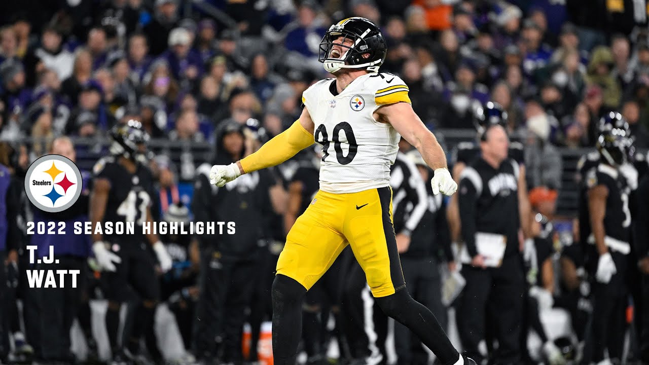 HIGHLIGHTS: T.J. Watt's Top Plays of 2022 | Pittsburgh Steelers - YouTube