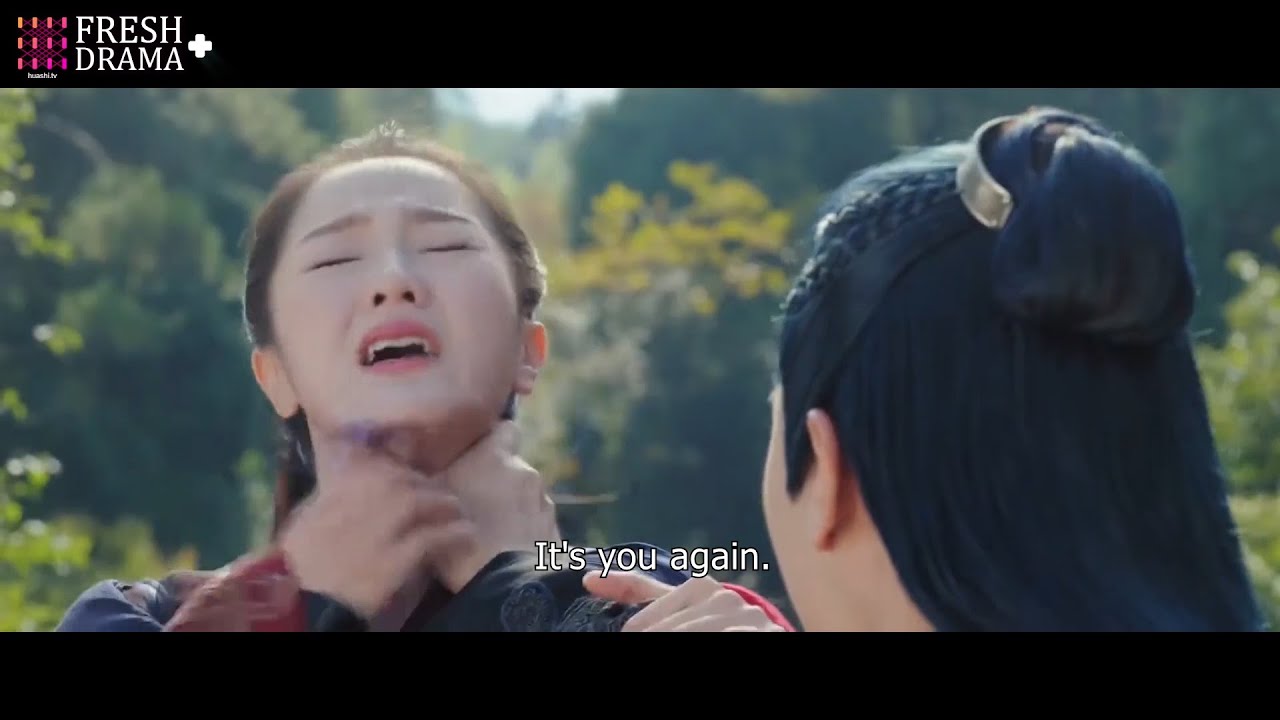 The demon tests the girl by choking her!! His love is gone... She can't ...