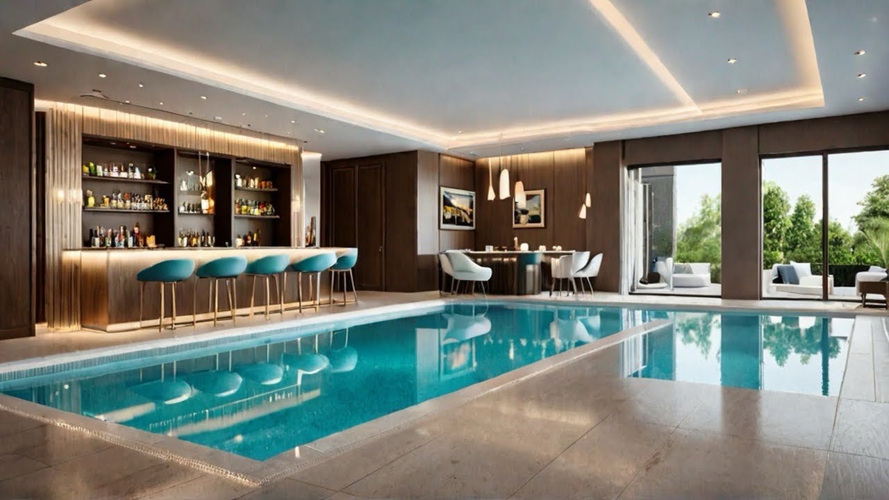 LIVE LIKE A BOSS in This Massive Triplex with Indoor Swimming Pool and ...