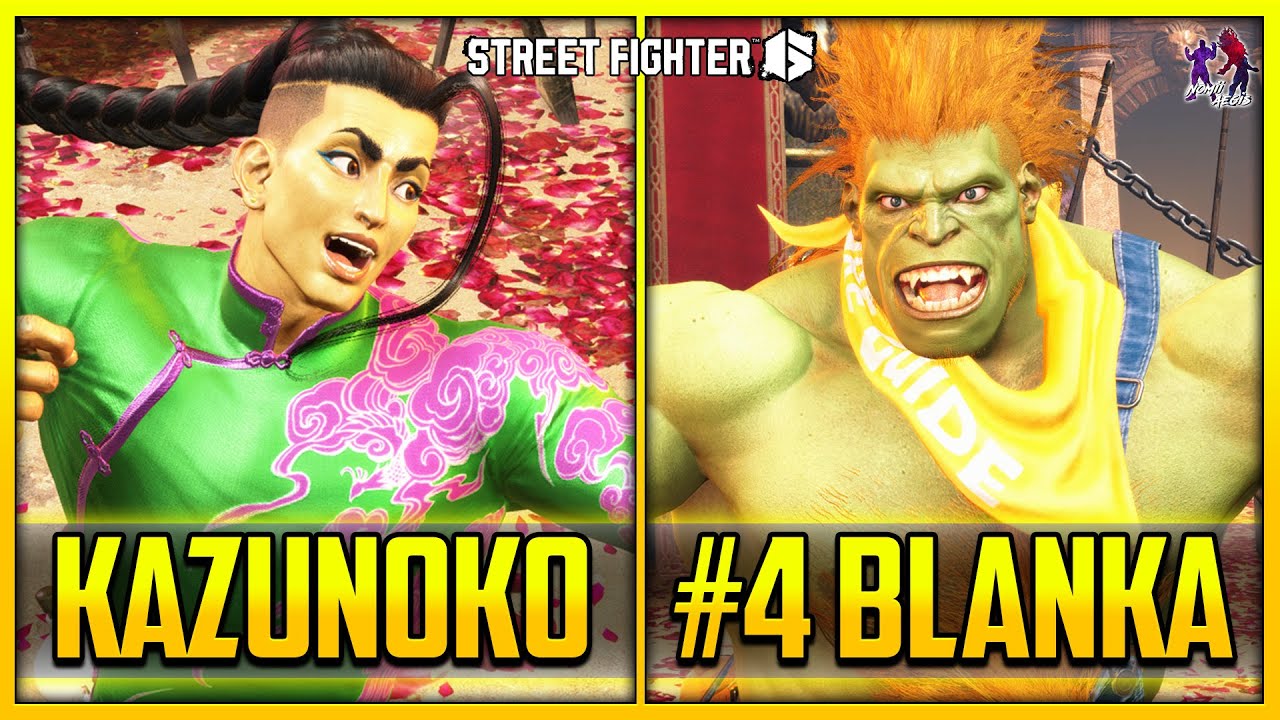 SF6 Season 2 Kazunoko Jamie VS World Rank 4 Blanka !! 【Street Fighter 6 ...