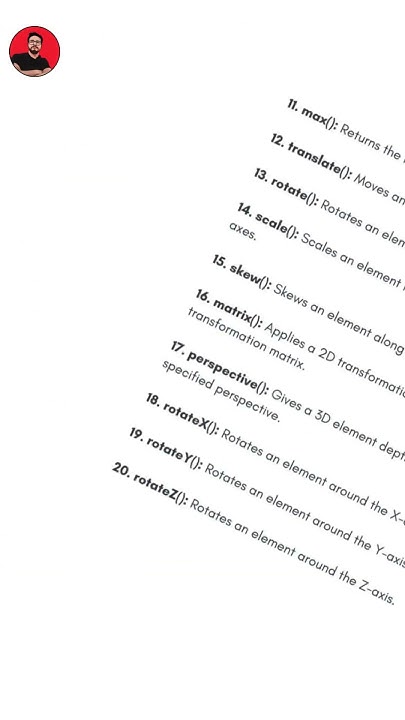 The 50 MOST POWERFUL CSS Functions You Need to Know - YouTube