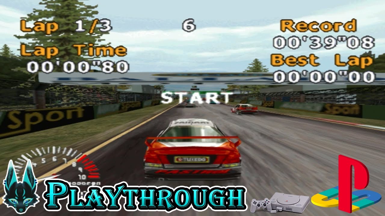 [PS1] 5 Star Racing Playthrough (All Game Mode) - YouTube