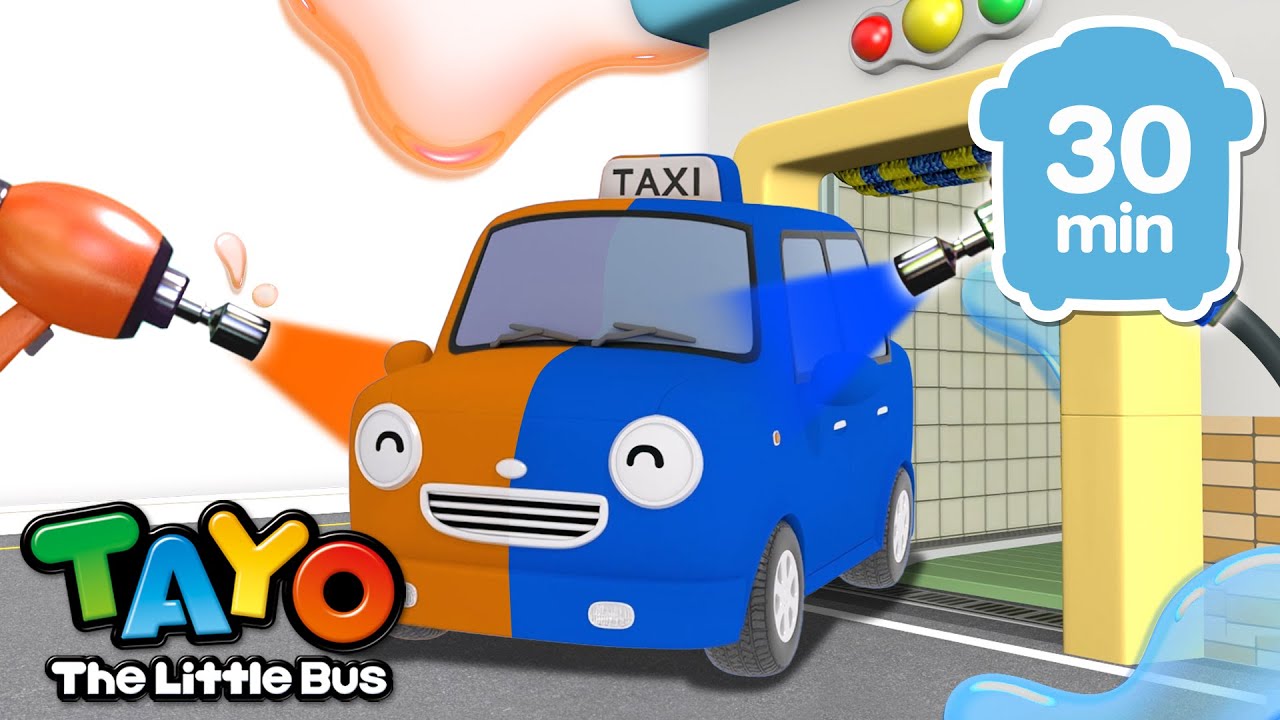 [For TV] Learn Colors with Tayo🌈 | Color Songs Compilation | Colors for ...